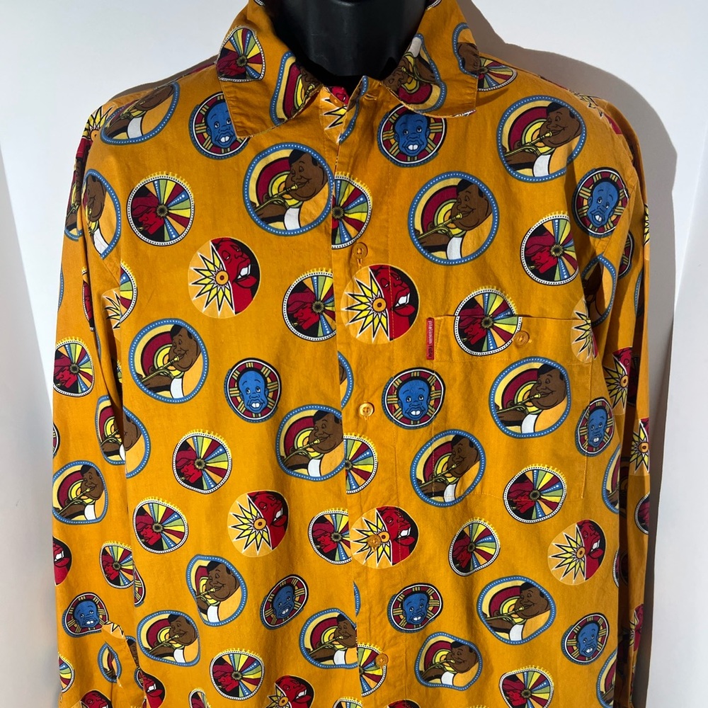 Vintage Fubu Platinum Fat Albert Print Shirt - Gem
